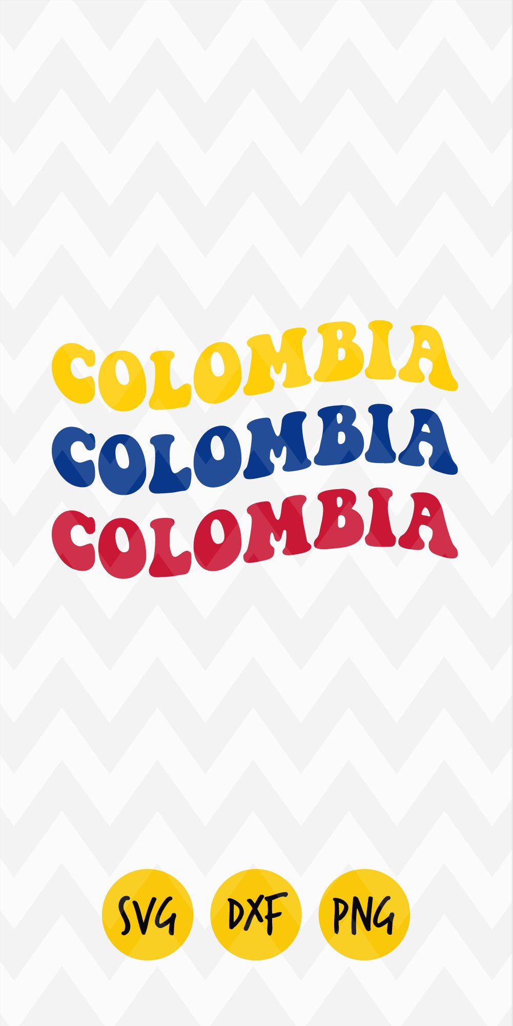 Colombiana trendy wavy letters for Cutting Machines