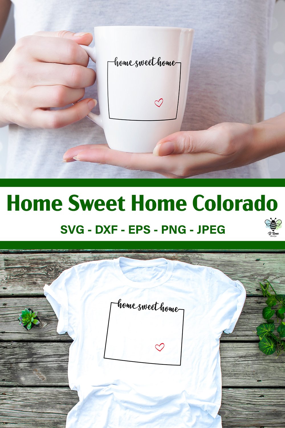 Colorado Home Sweet Home SVG | State Pride SVG