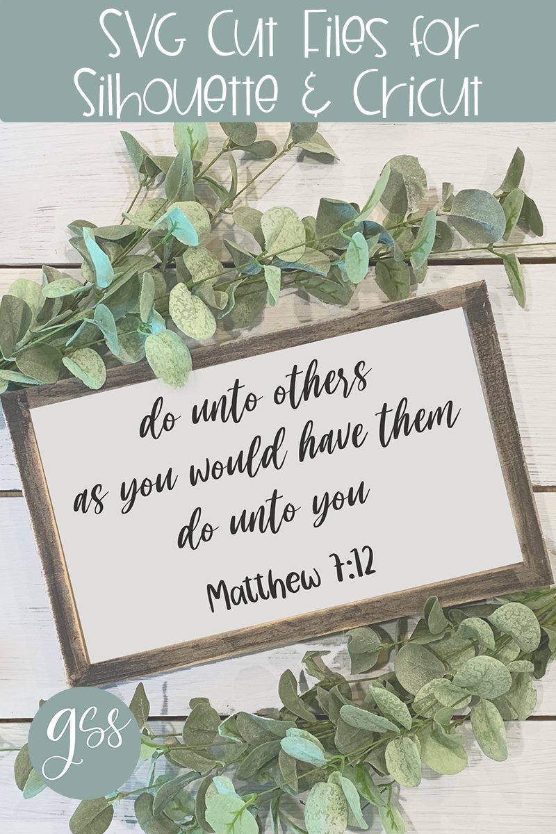 Do Unto Others SVG File, SVG Files for Cricut