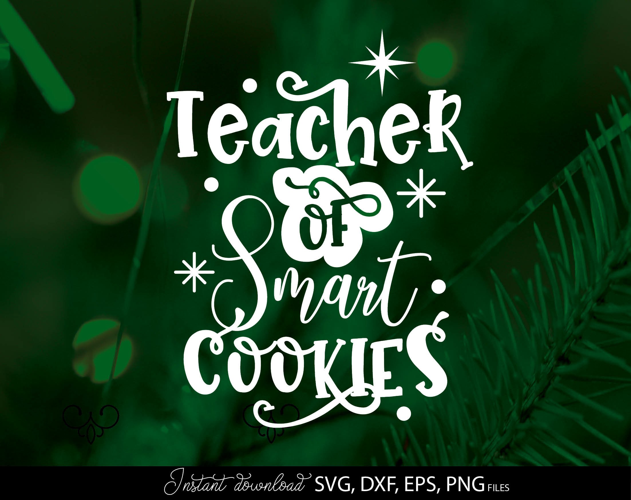 Teacher Christmas SVG, Teacher Christmas Shirt SVG, PNG, EPS