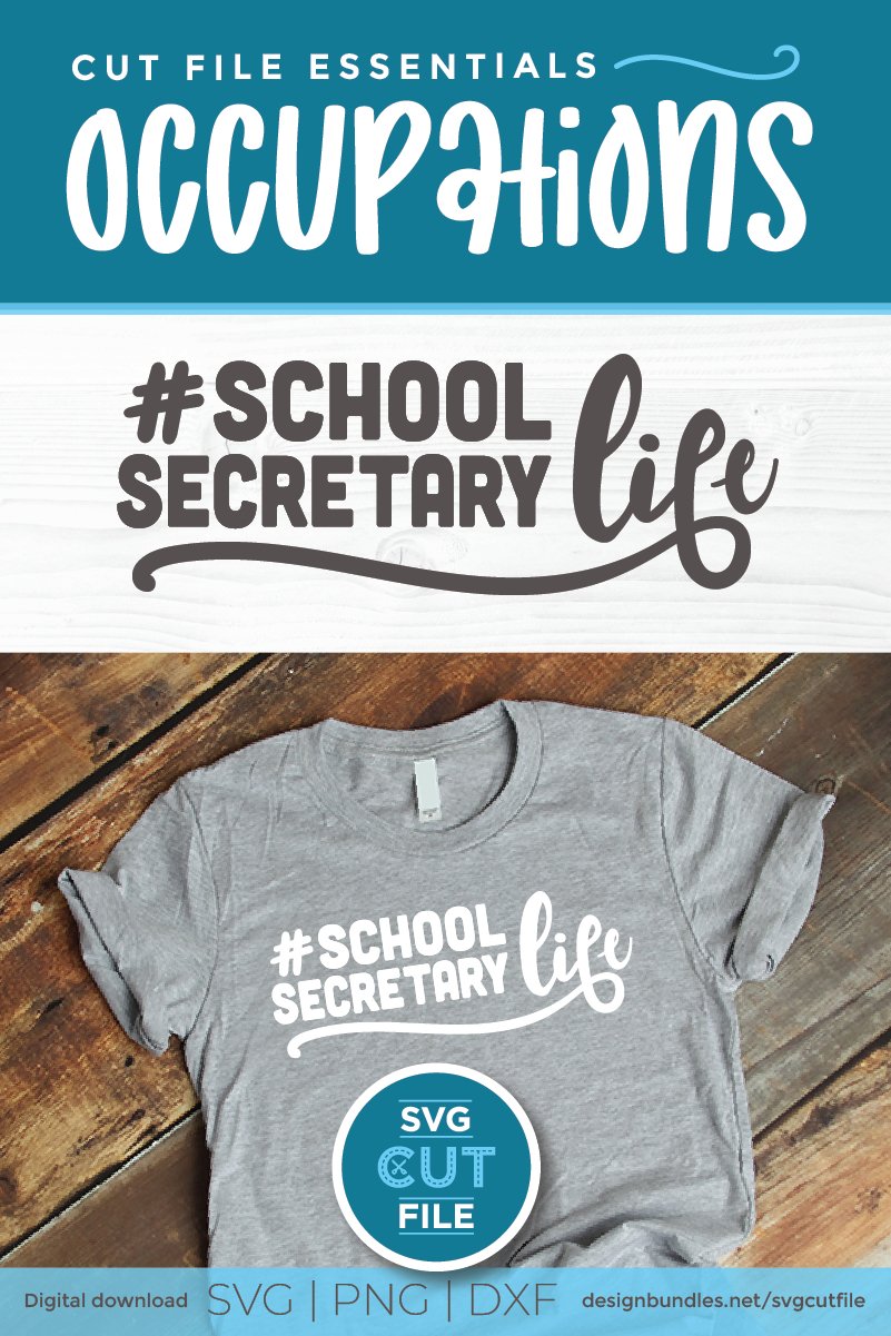 School secretary life svg -a secretary svg file (701252)