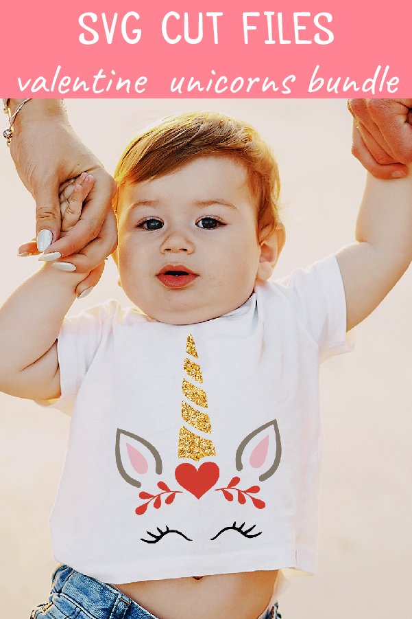 Valentine unicorn bundle svg, valentines svg, unicorn svg