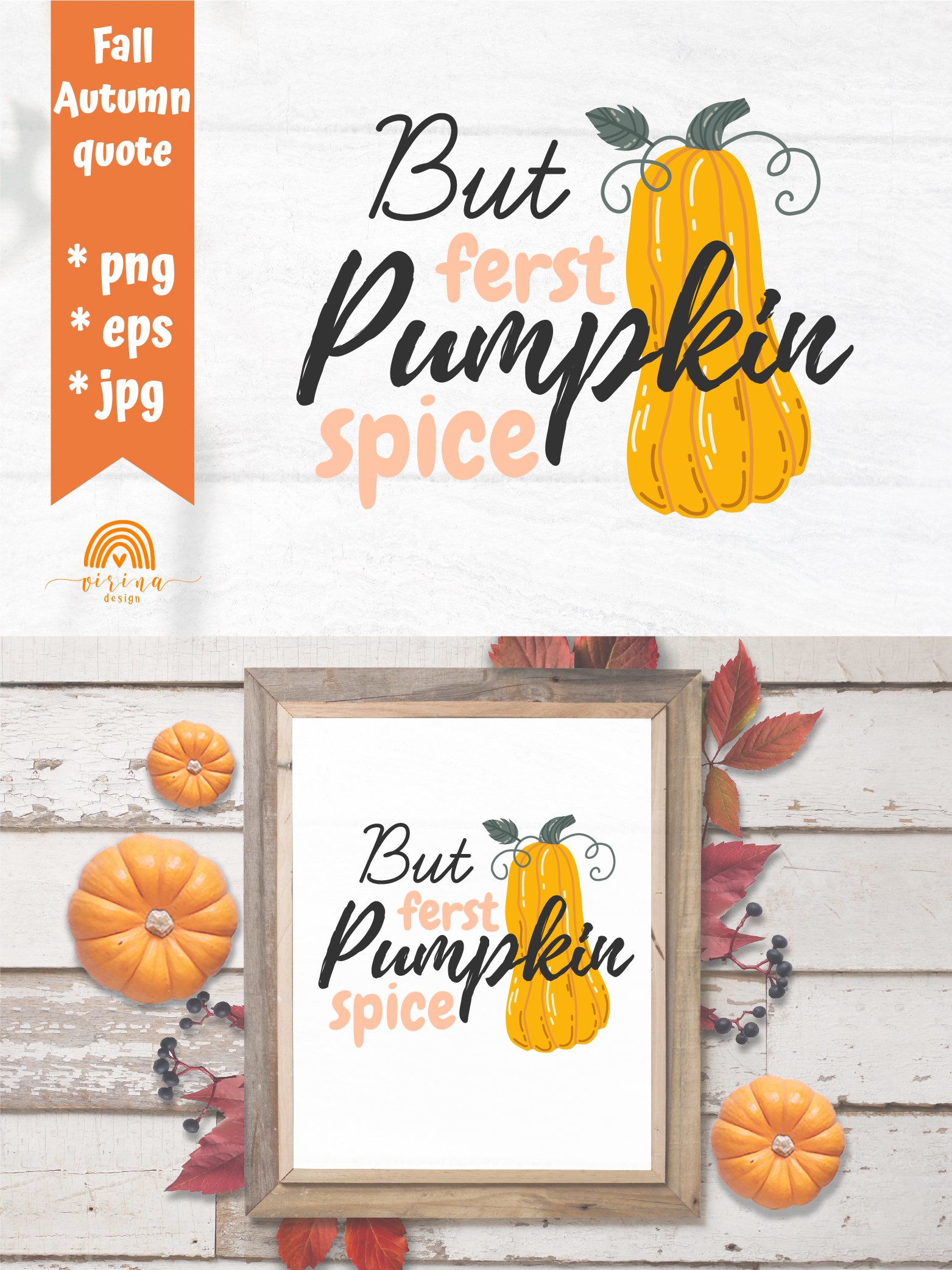 Autumn Clipart Bundle. Fall clip art png, eps. jpeg