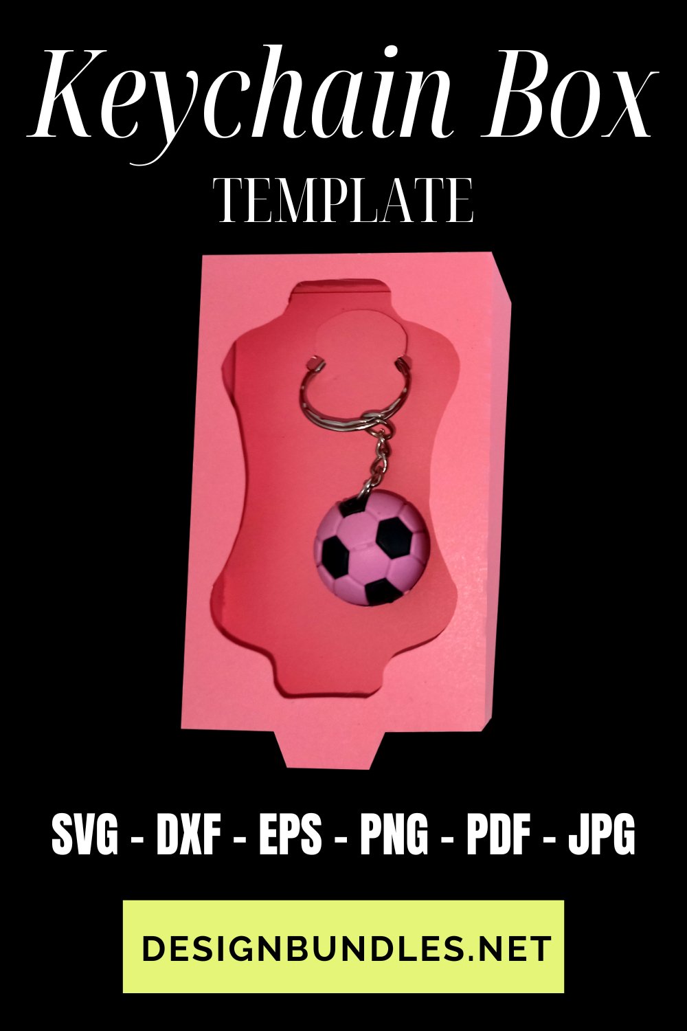 Keychain Box SVG Template Keychain Display Box SVG (2713081)