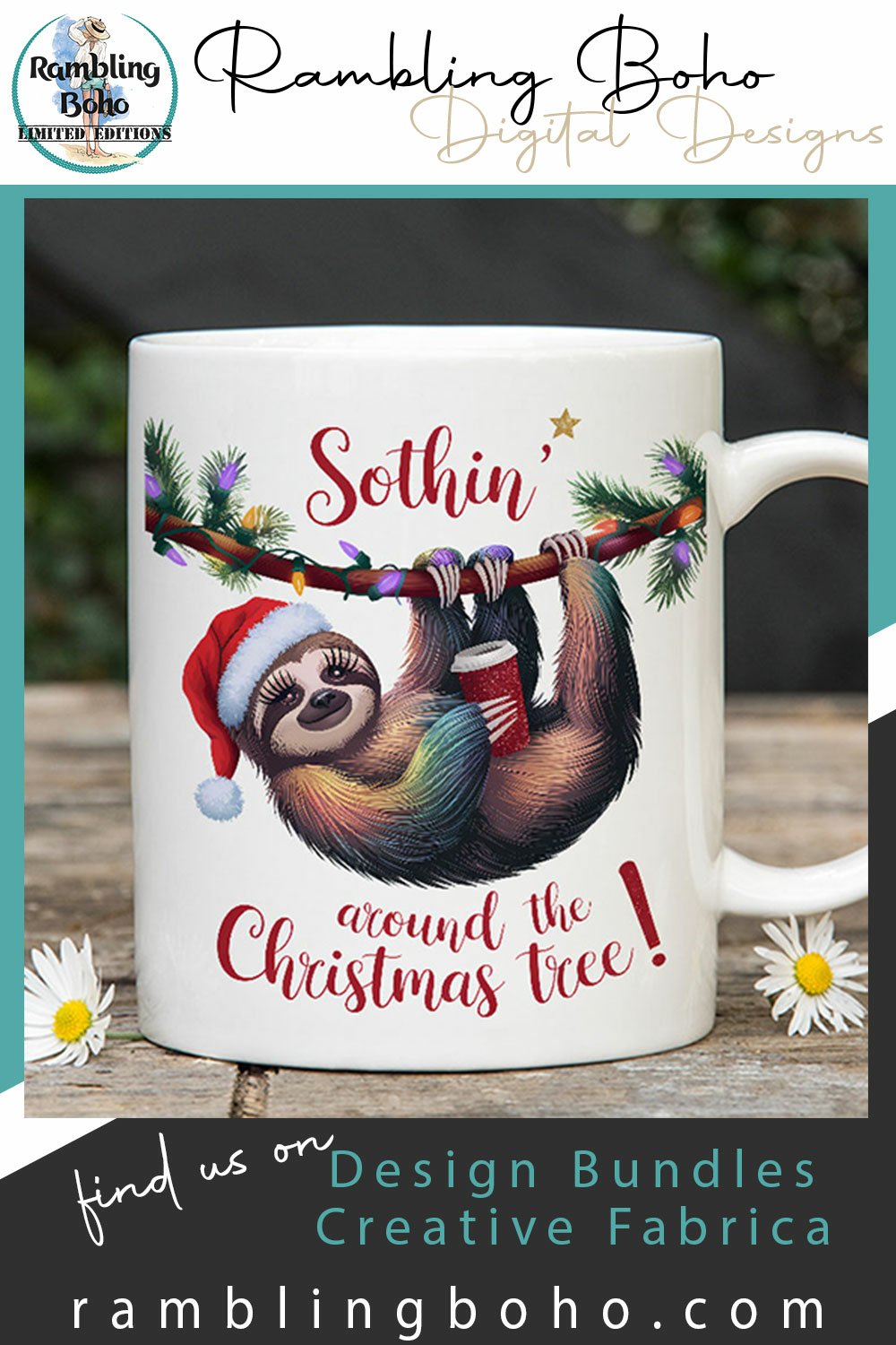Slothin' Around the Christmas Tree Silly
