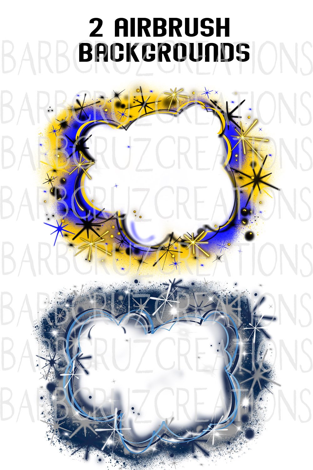 Airbrush Digital Image, Airbrush Backgrounds Add (2735337)