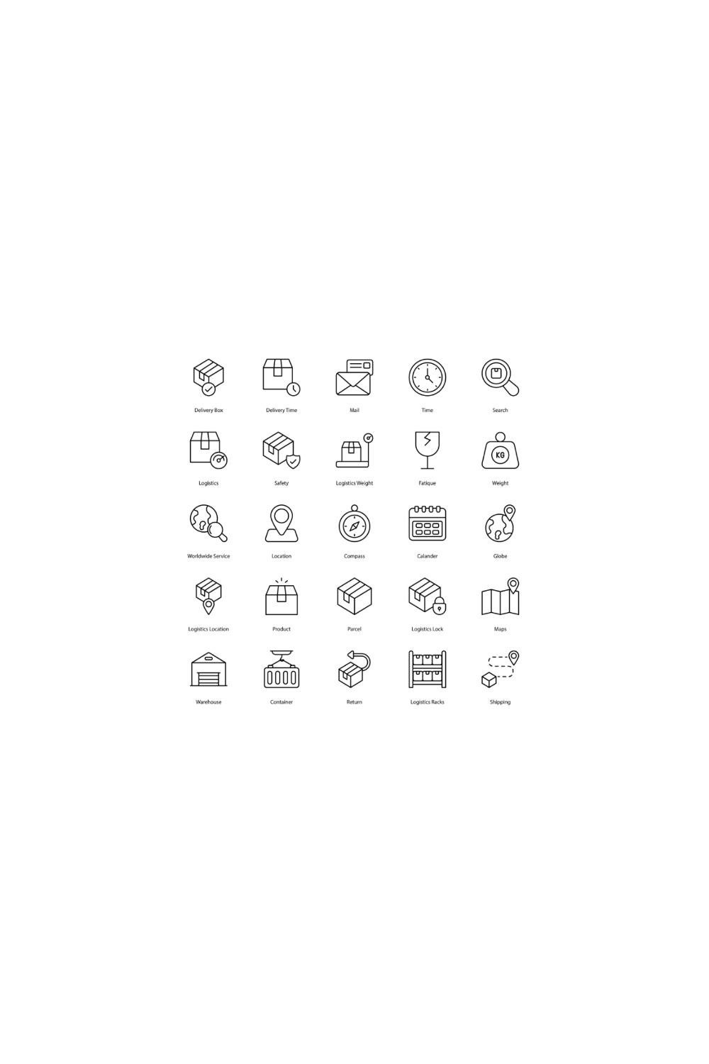 Logistics Icon Set (4911480)