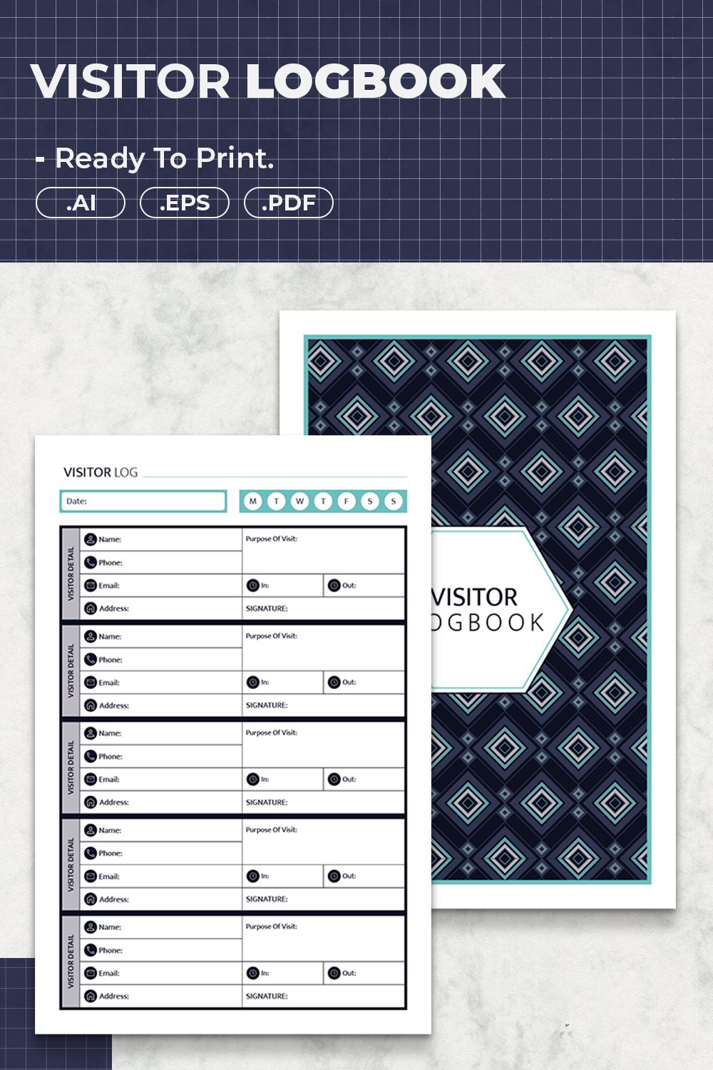 Visitor Logbook | Printable Template