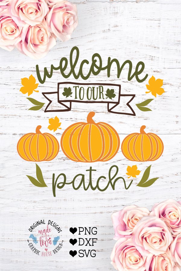Welcome to our patch - Pumpkin Cut File and Sublimation File