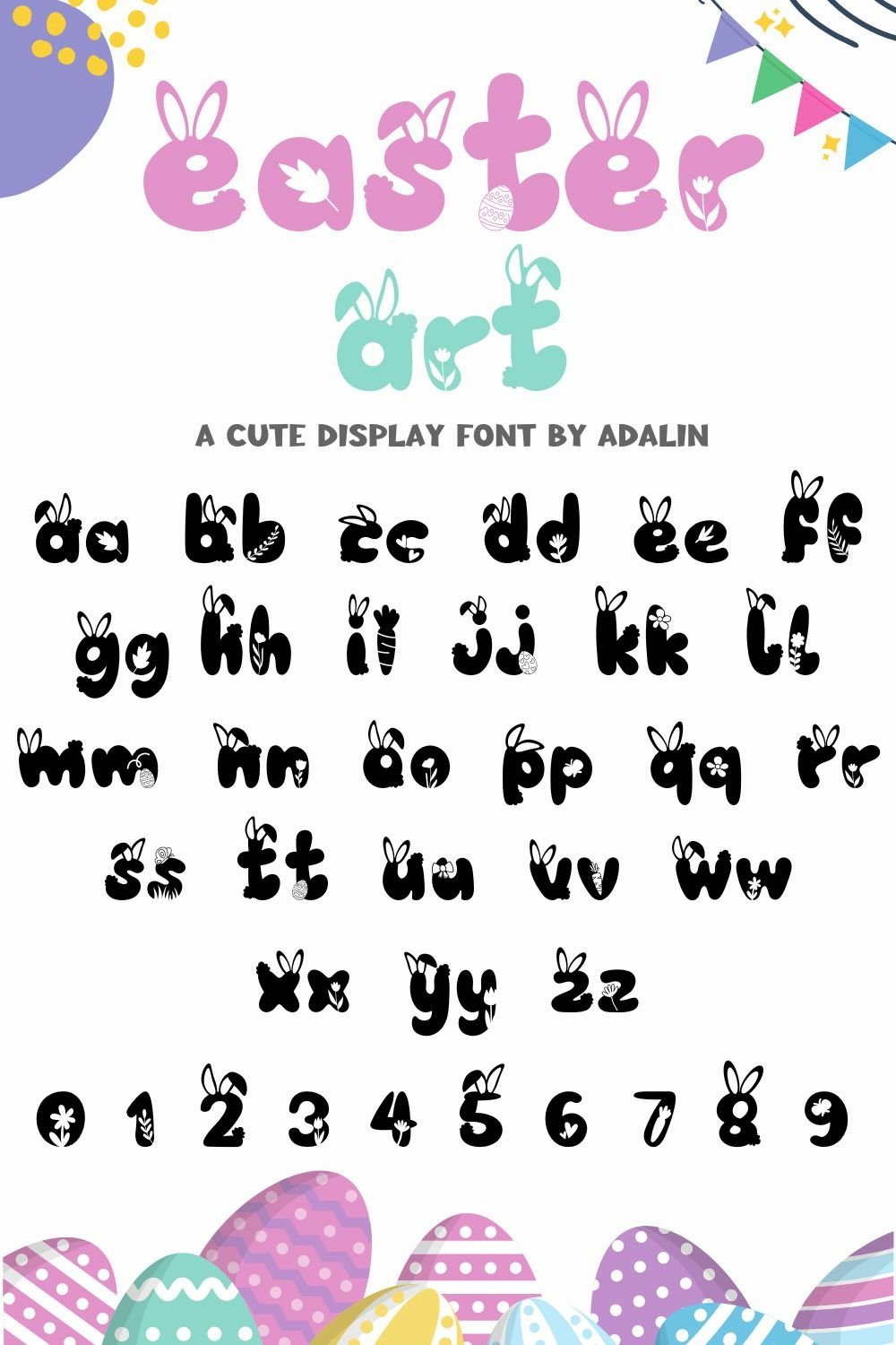 Easter Art - display font