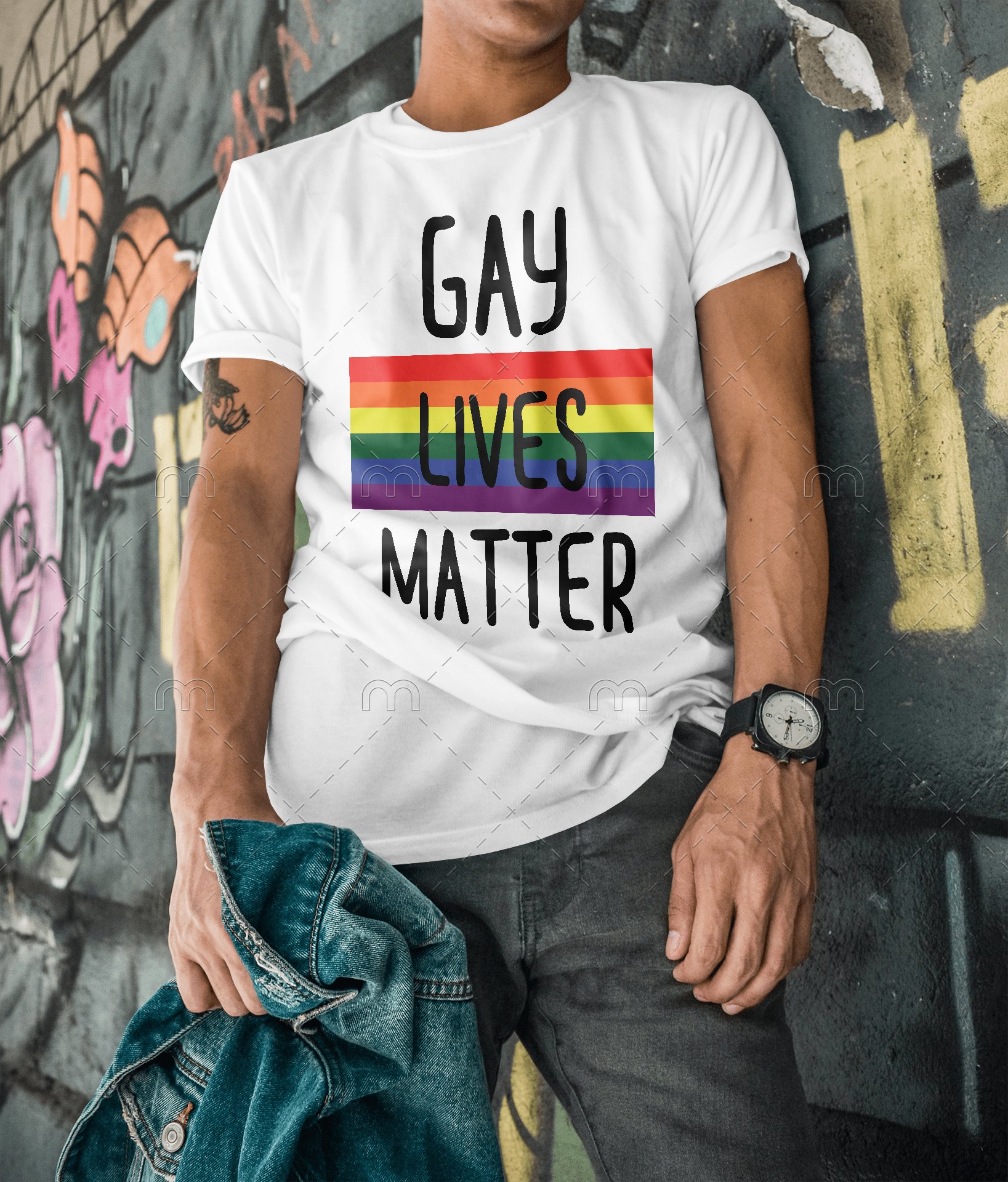 Gay lives matter. LGBT quote SVG cut files