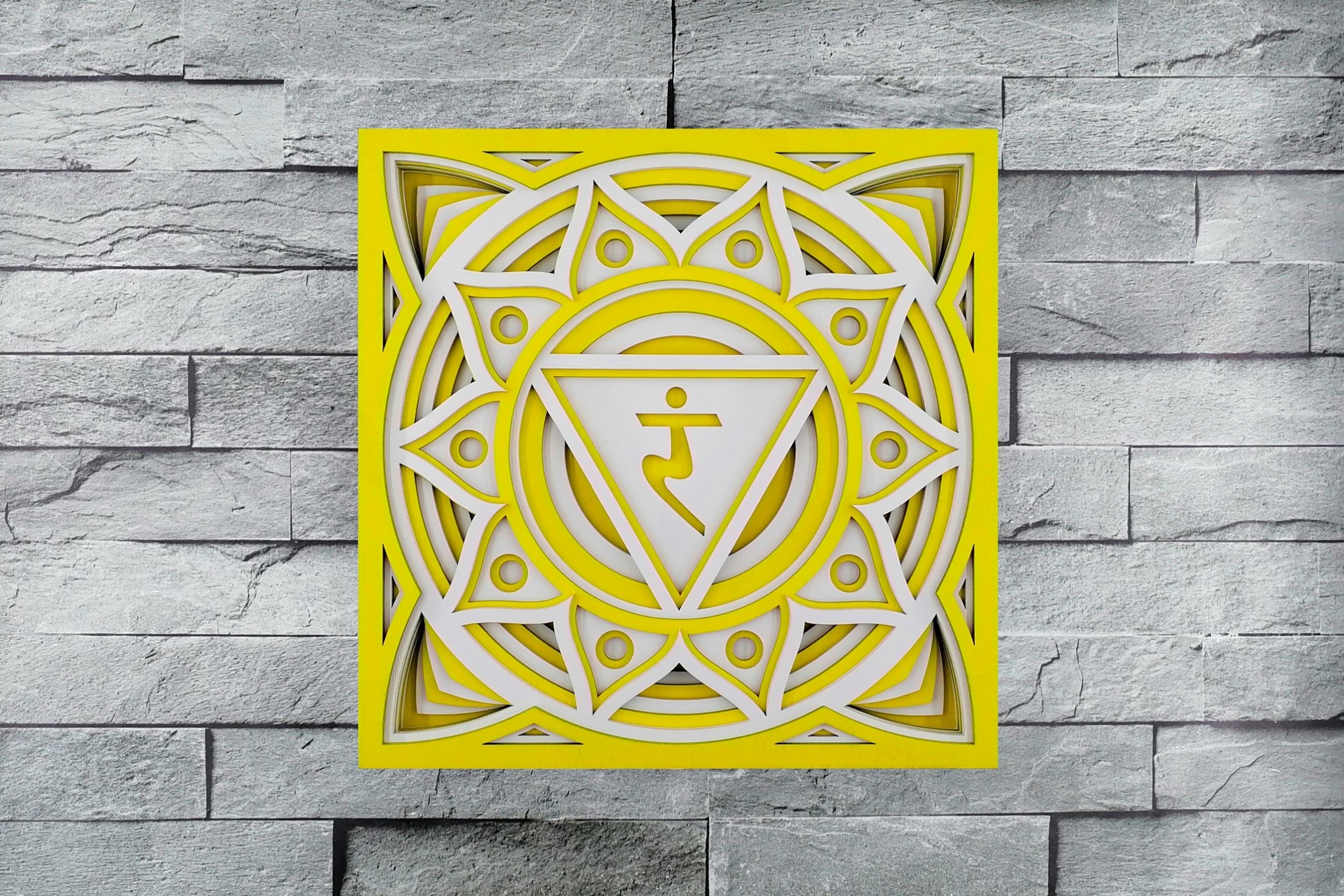 H03 - Solar Plexus Mandala File, Manipura Chakra SVG