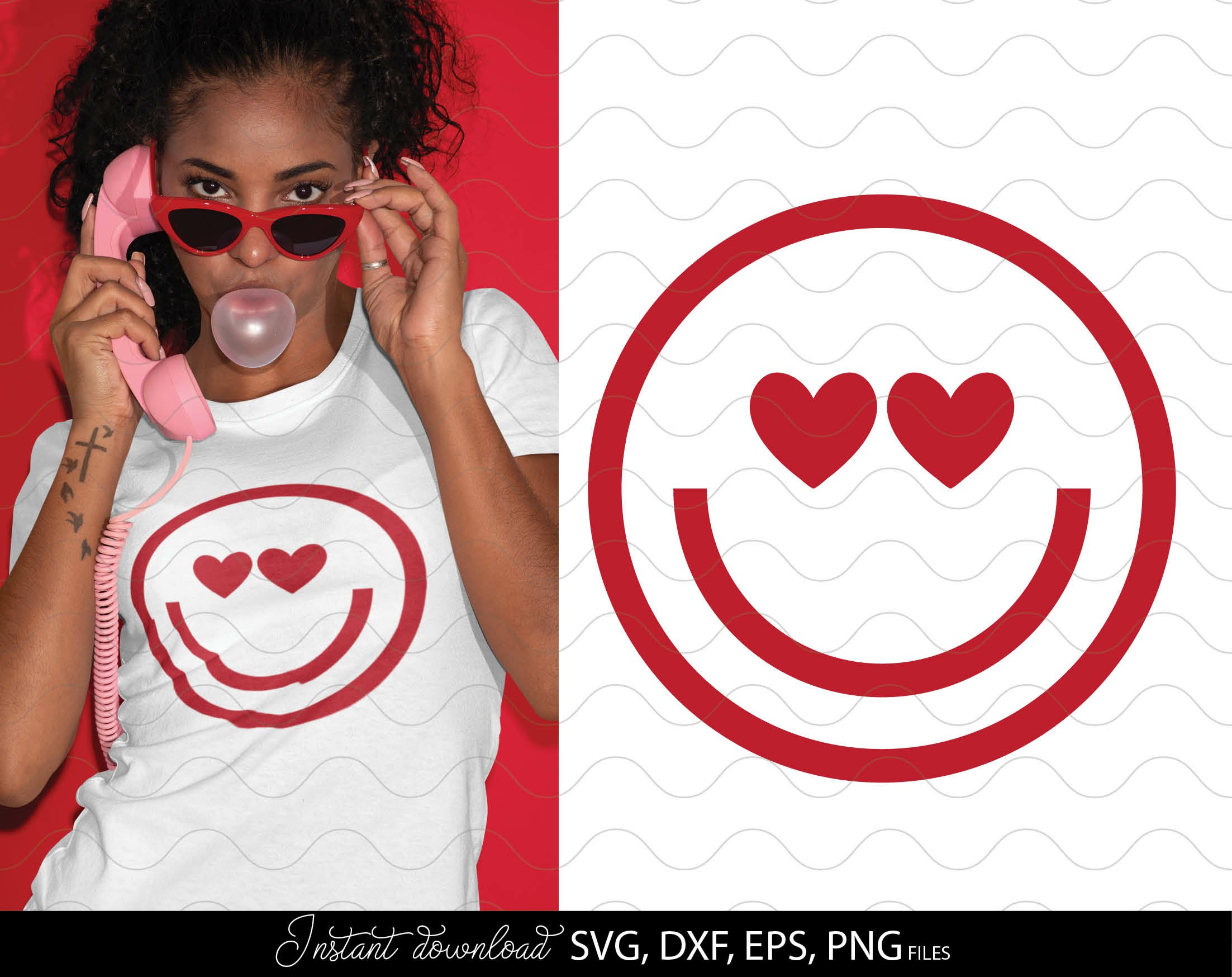 Funny Valentines SVG | Smiley SVG