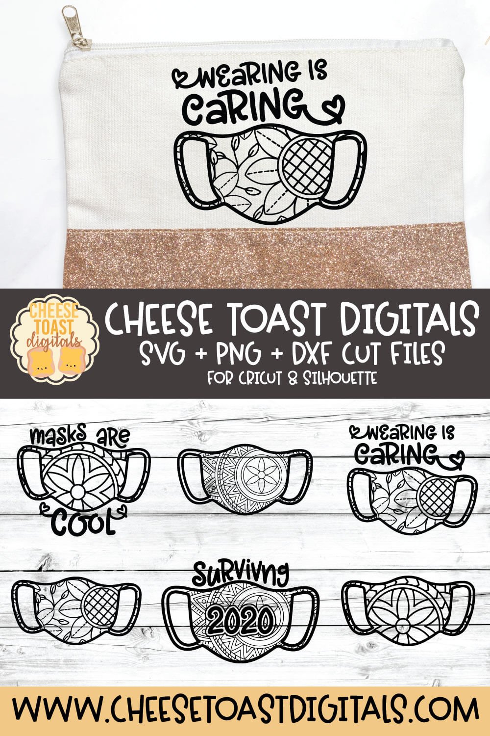 Mandala Face Mask Set | Face Mask Holder SVG for Kids