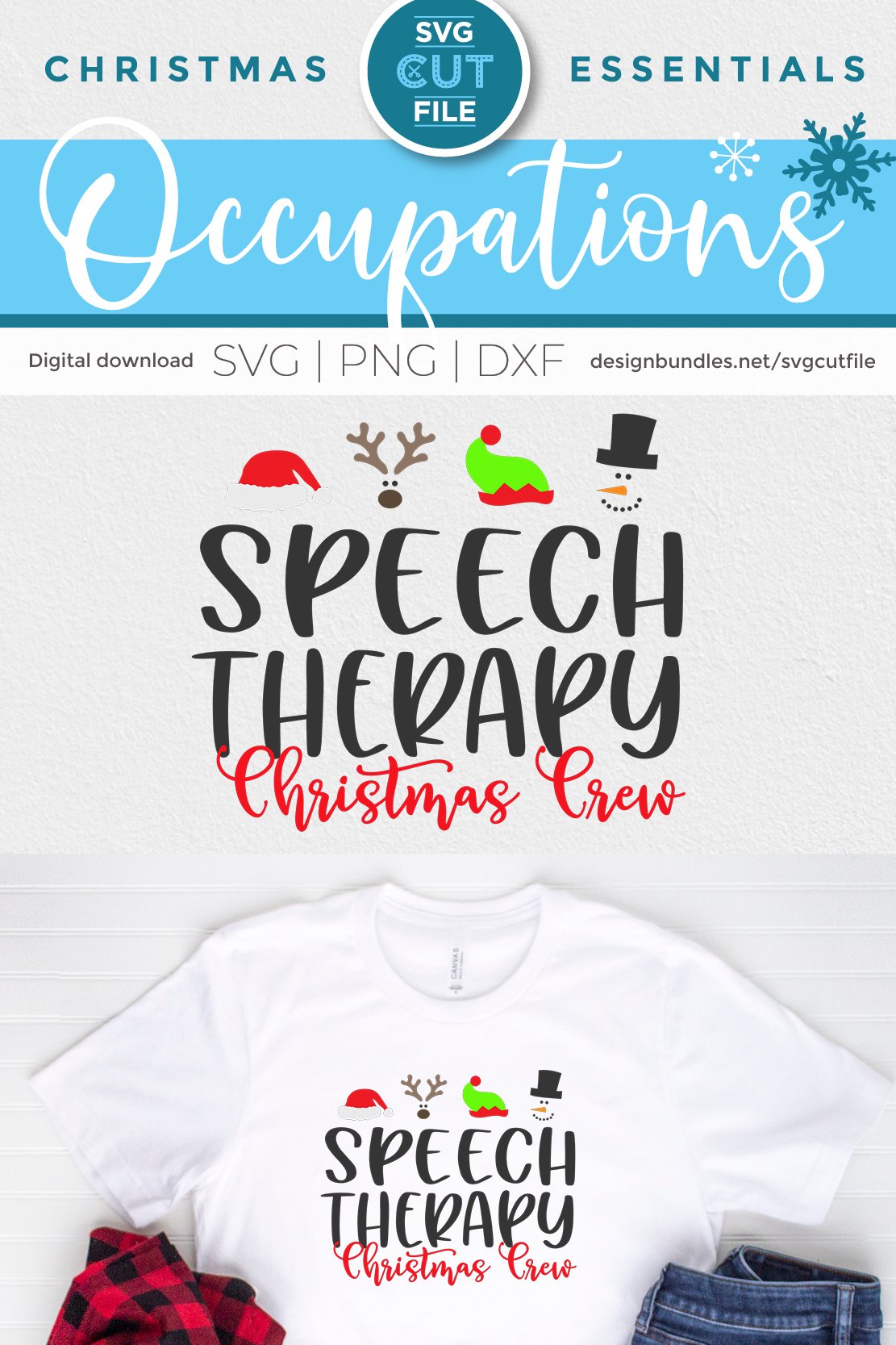 Christmas Speech Therapy svg - an SLP Christmas (1081639)