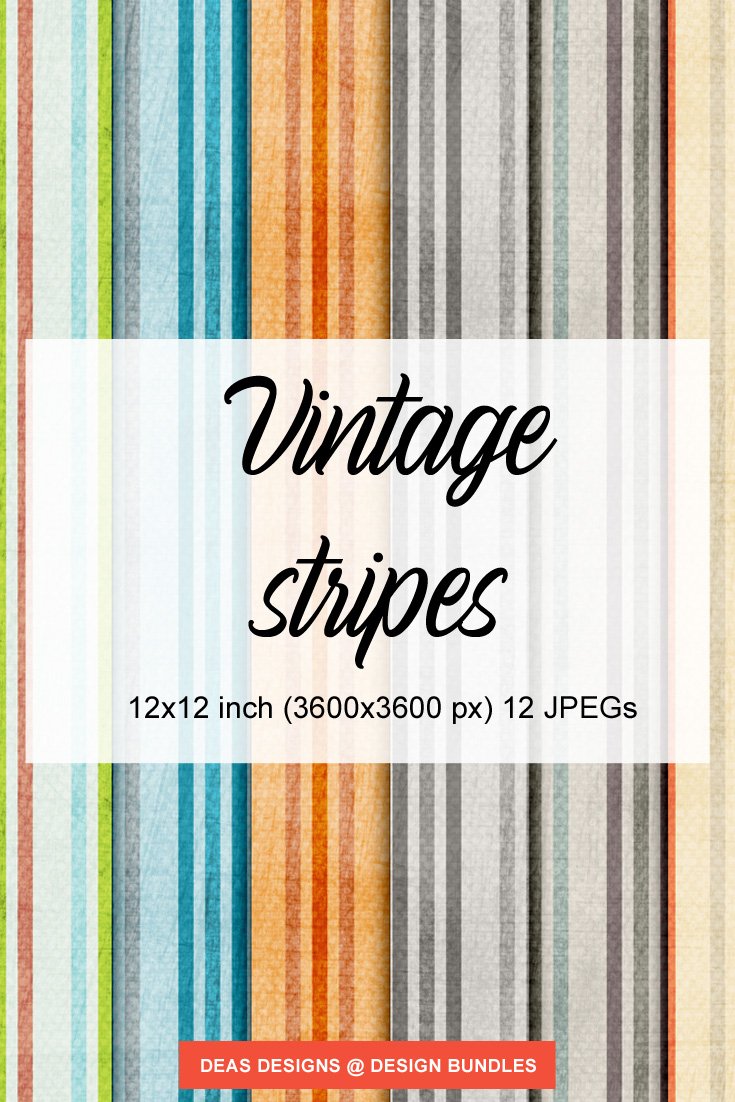 Vintage stripes papers
