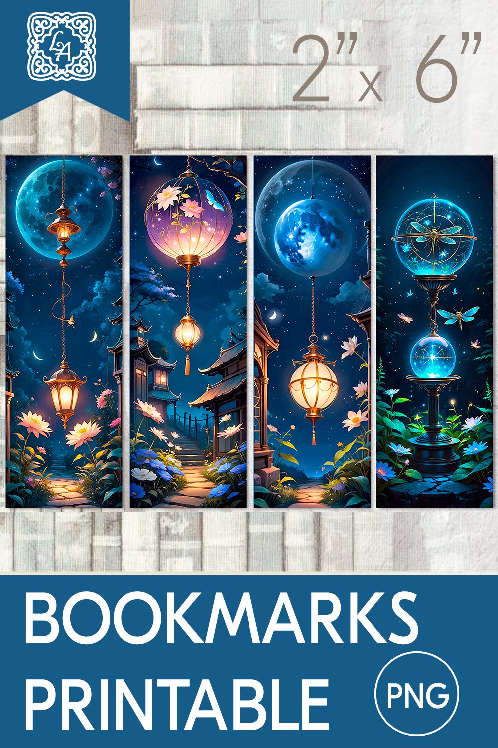 Mystery Night Printable Bookmark 4 PNG