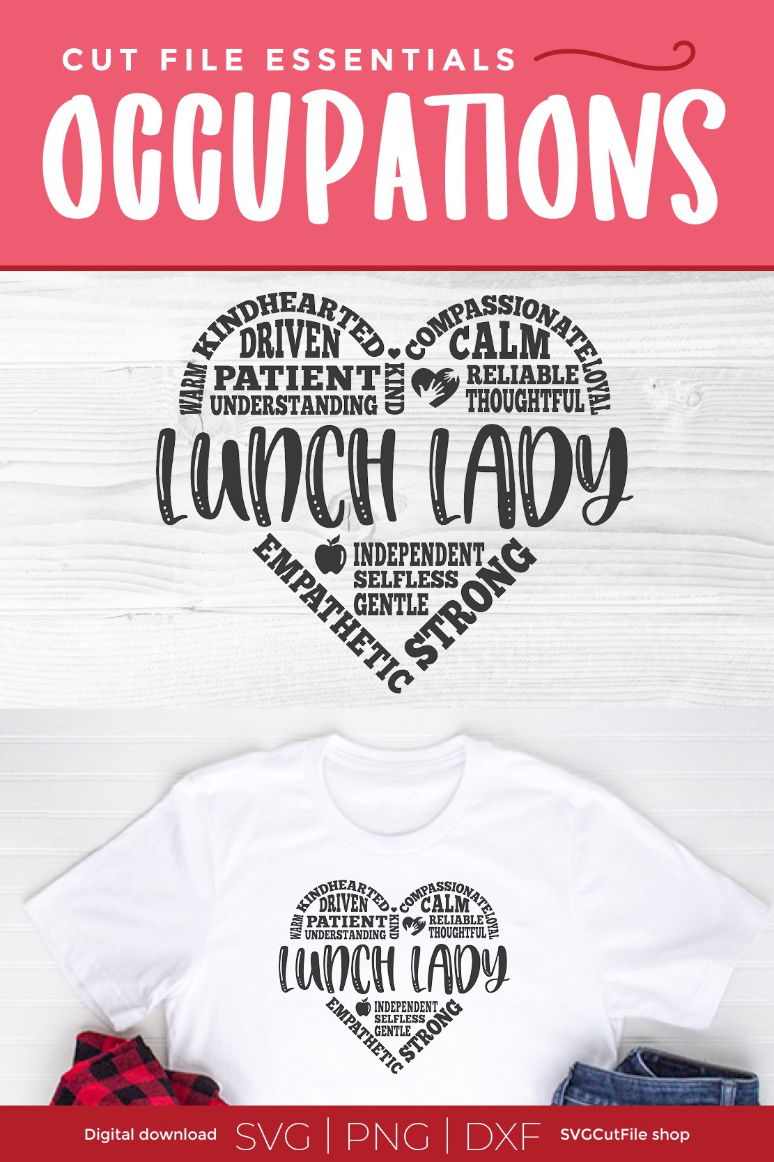 Lunch lady svg perfect for your lunch team