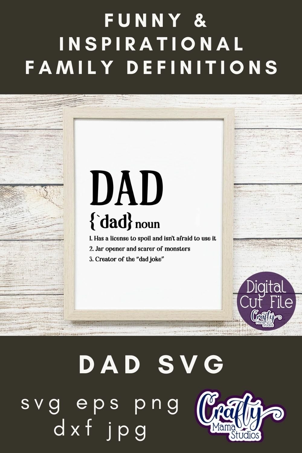 Dad Definition | Funny Dad Life Svg File