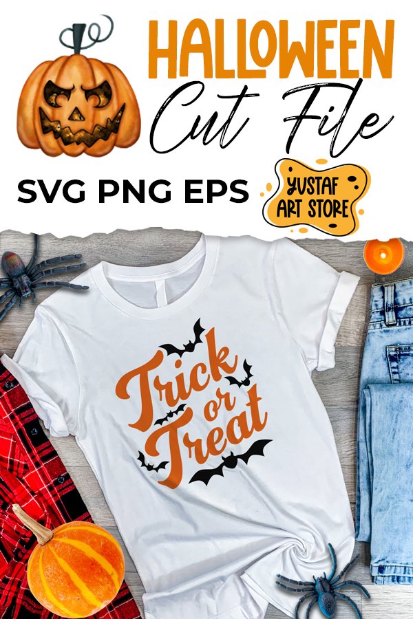 Trick or Treat. Halloween cut files design