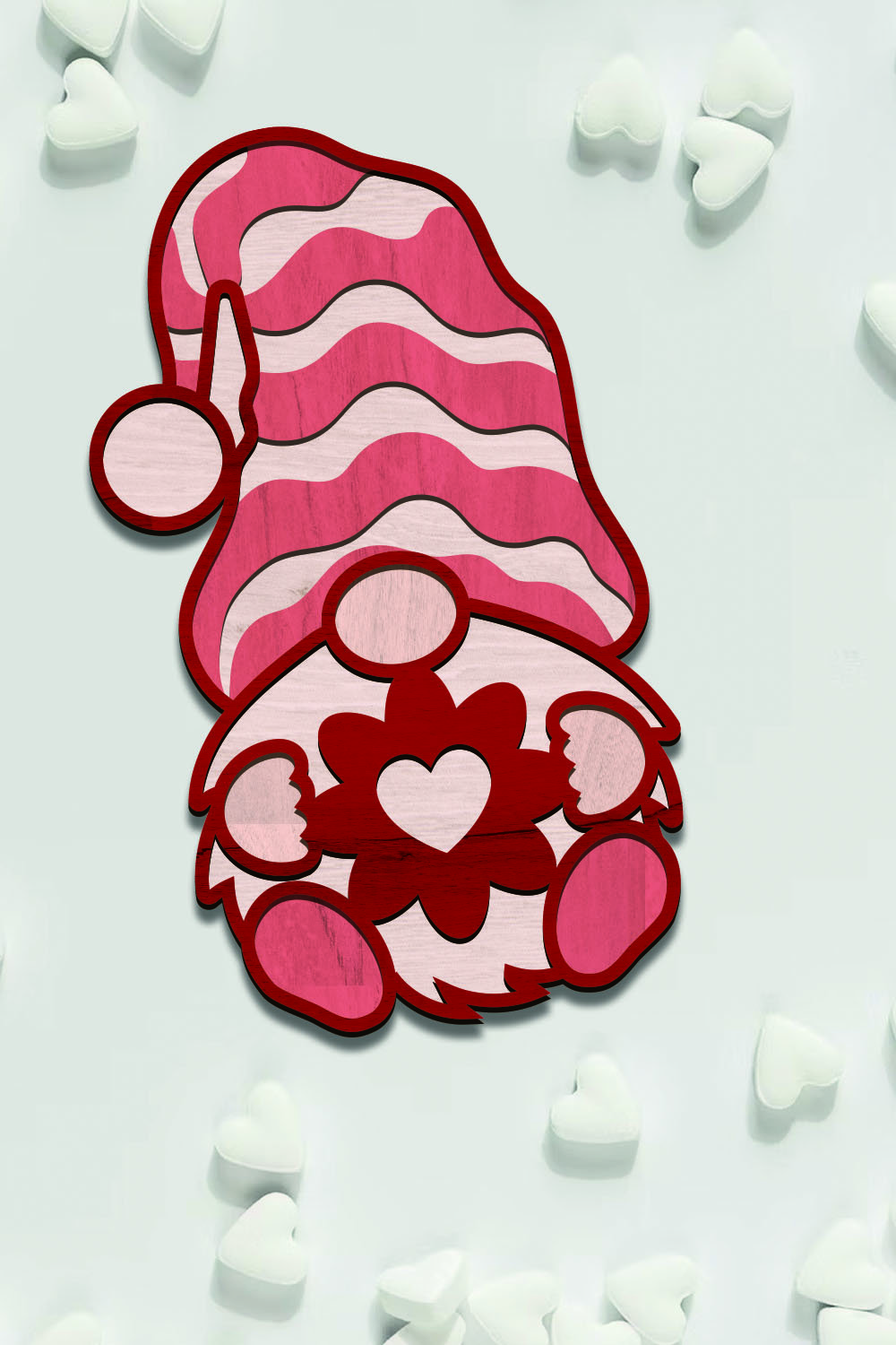 Valentine's Day Multilayer Gnome Template