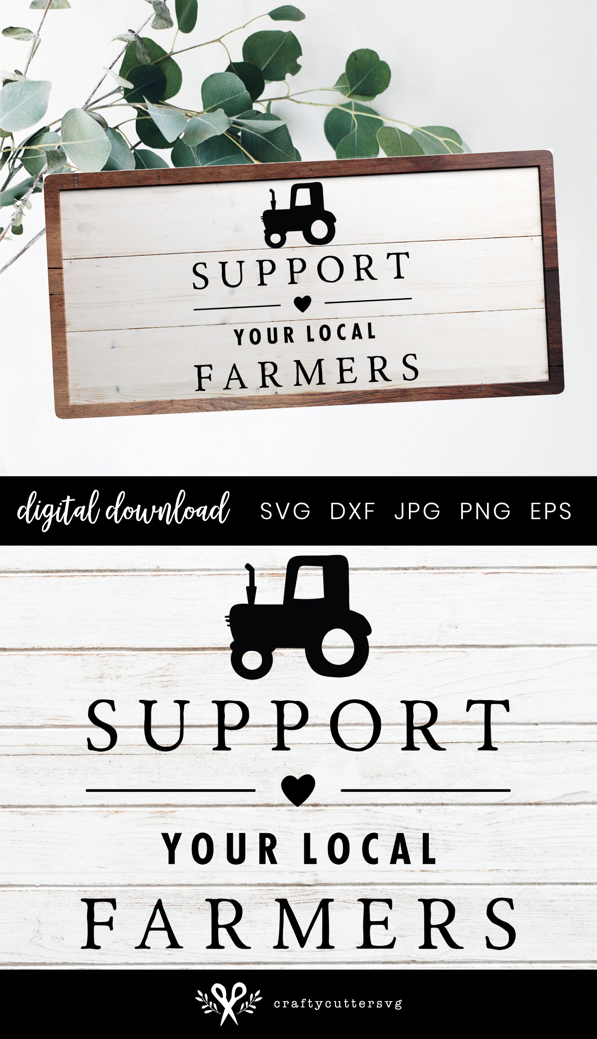 Farmers Market Sign | Support your local Famers |Farmhouse