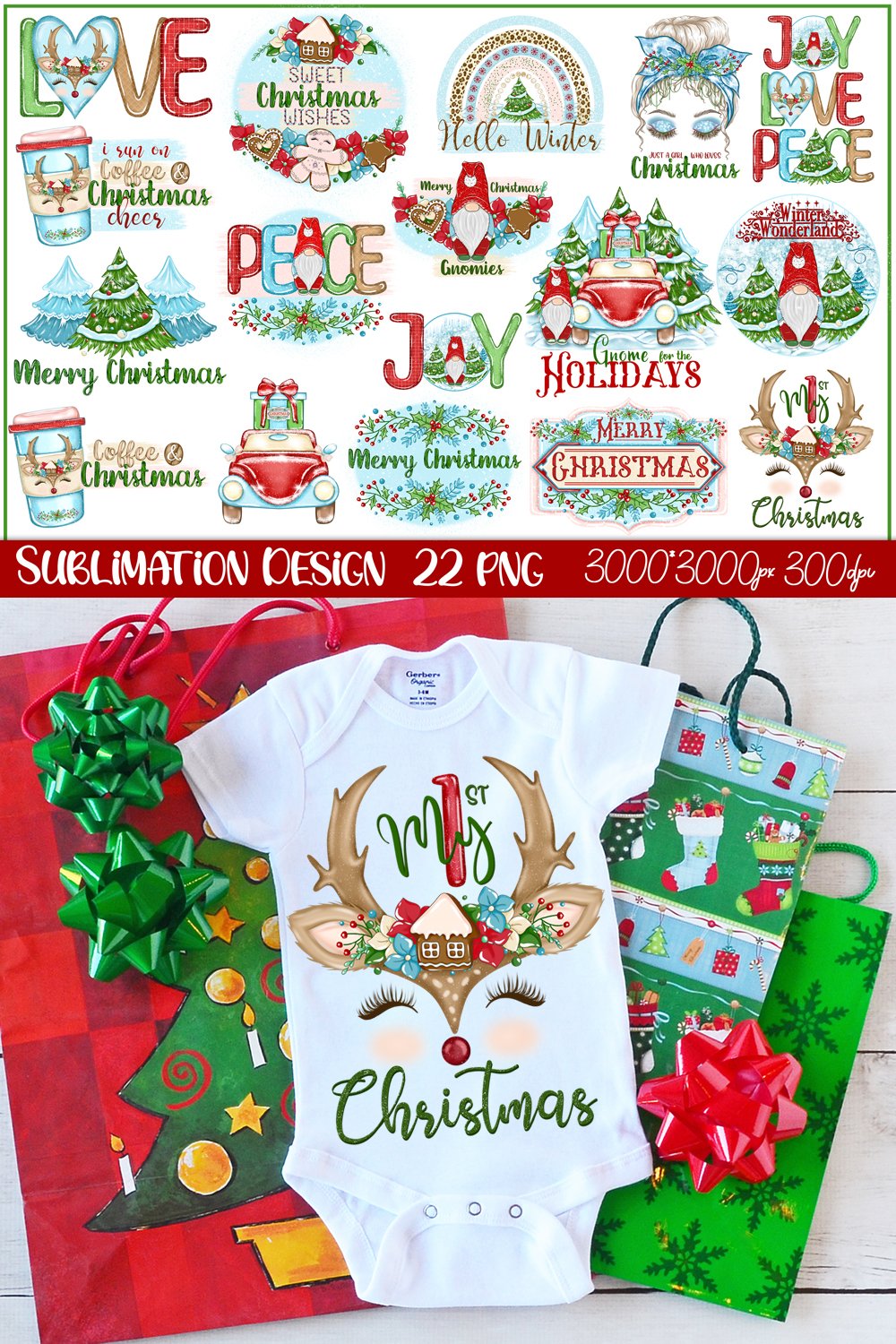 Christmas Sublimation Designs, Christmas (2148197)
