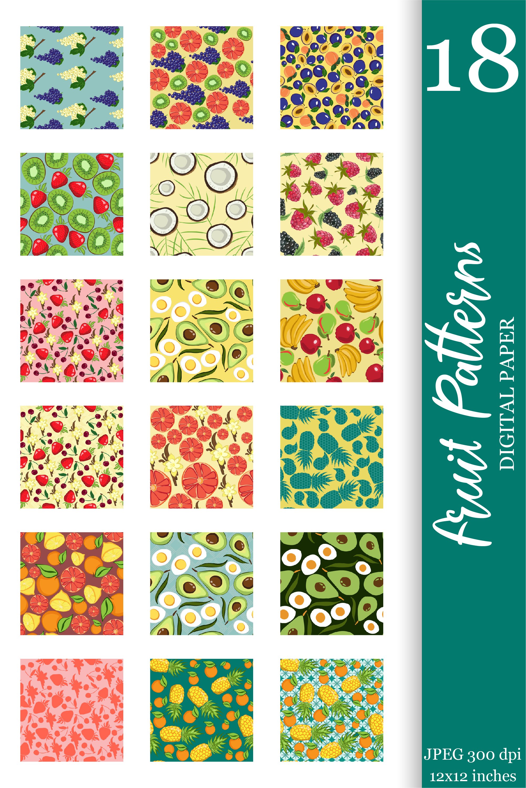 Fruit Digital Paper (1061879)