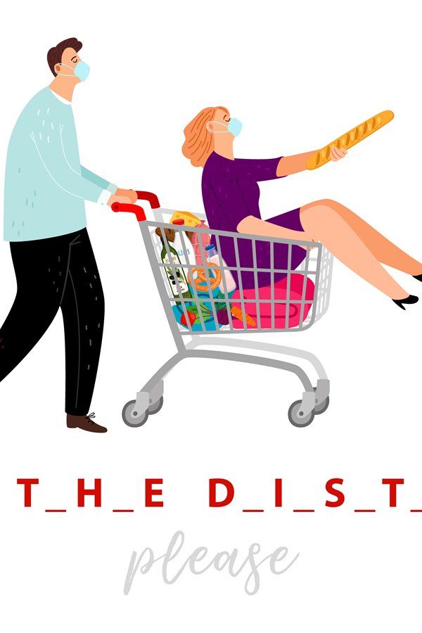 Keep the distance poster