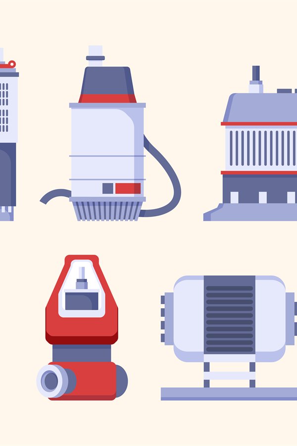 Pump water. Factory system station water tanks with engine g