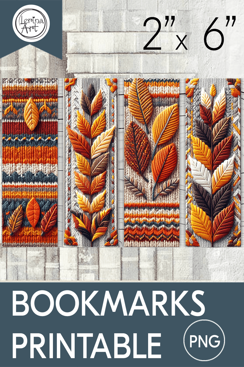 Knitted Bookmarks Printable Bookmark