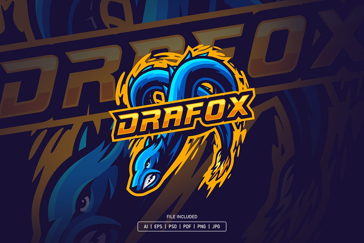 drafox logo mascot