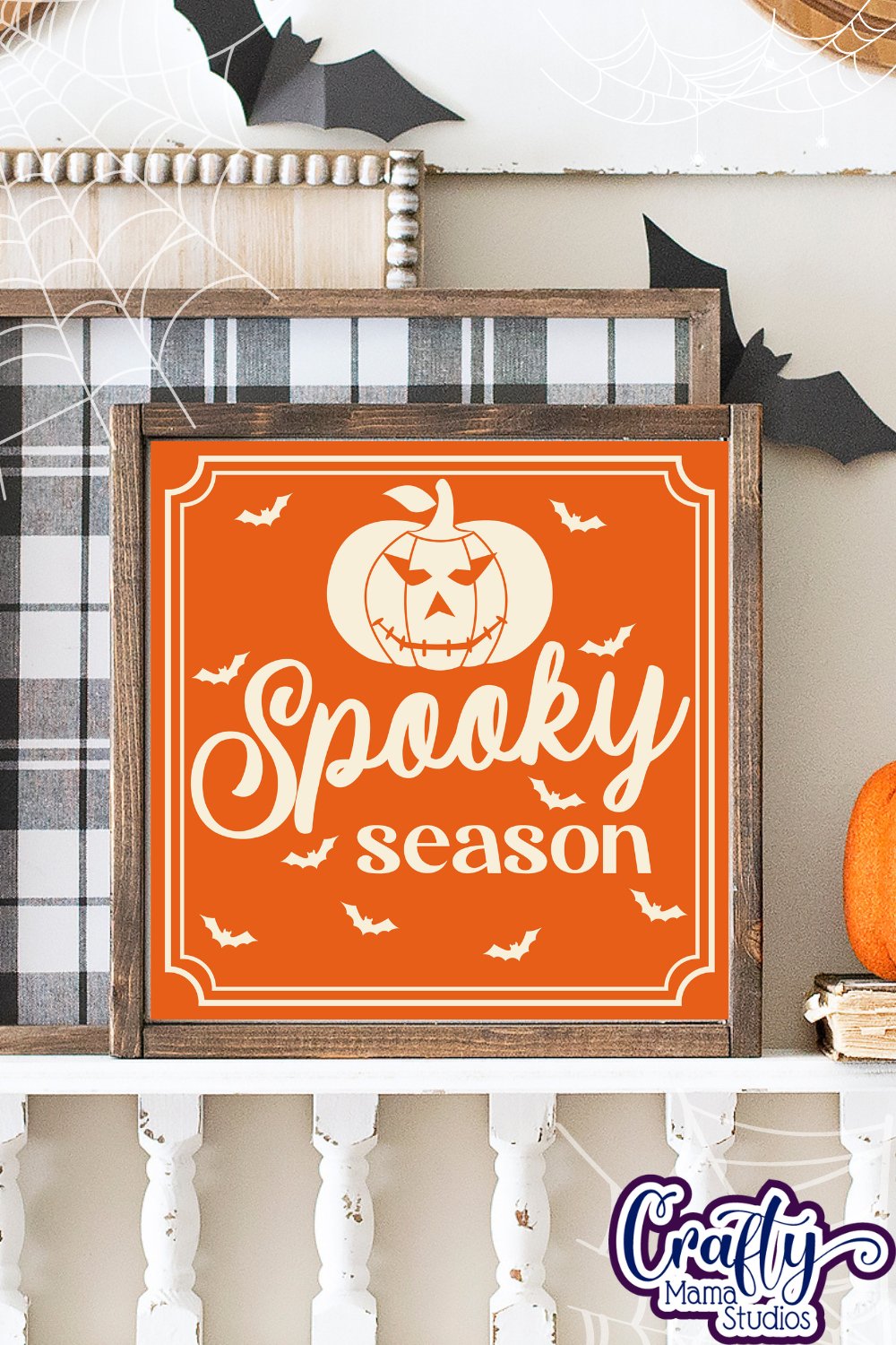 Retro Halloween Sign Svg, Spooky Season Old Style Design