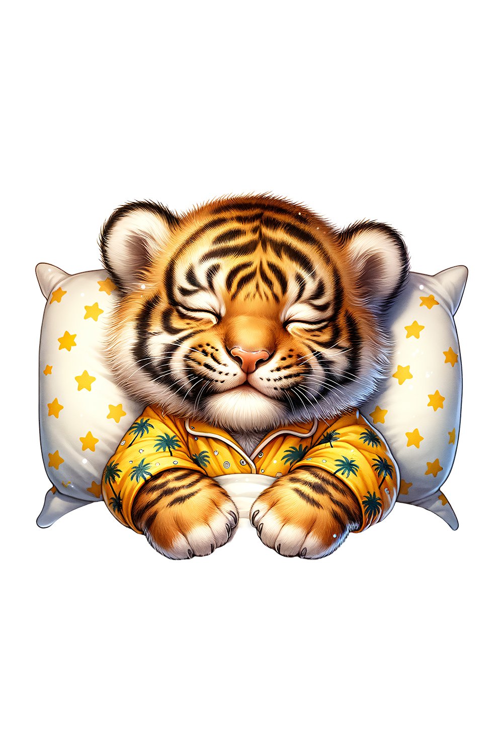 Tiger Sleeping Clipart, Animals Clipart (3487862)