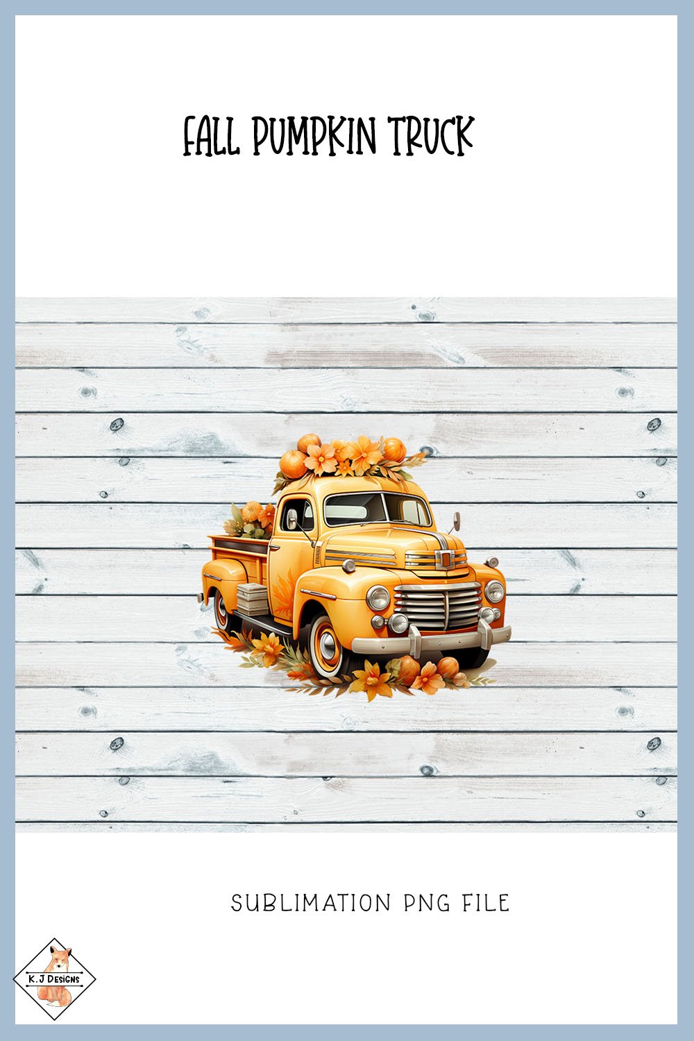 Fall Pumpkin Truck Clipart