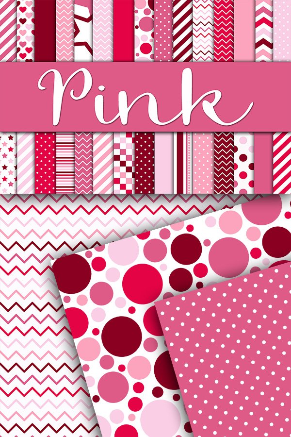 Pink Digital Papers (37520)