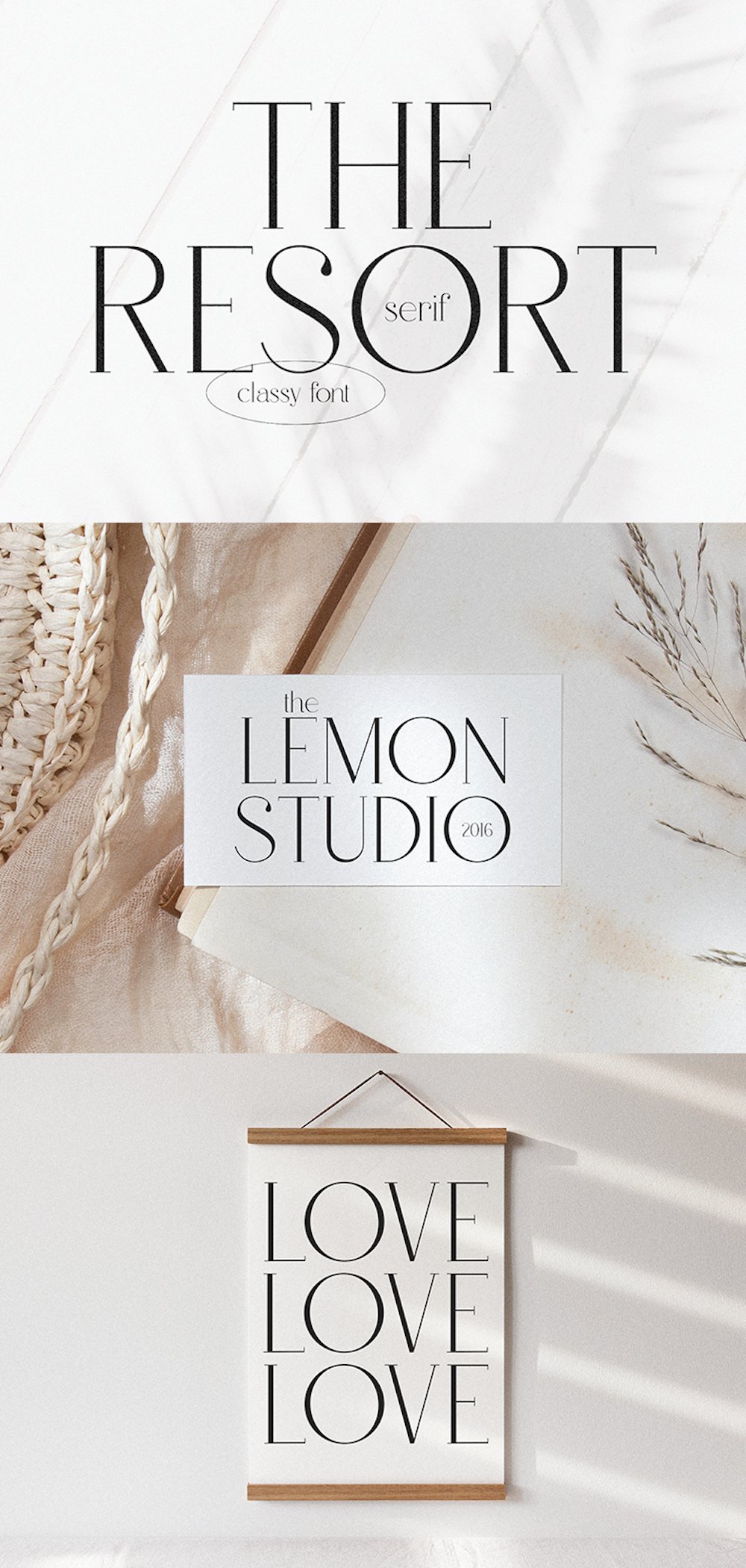 The Resort - Modern Serif Font