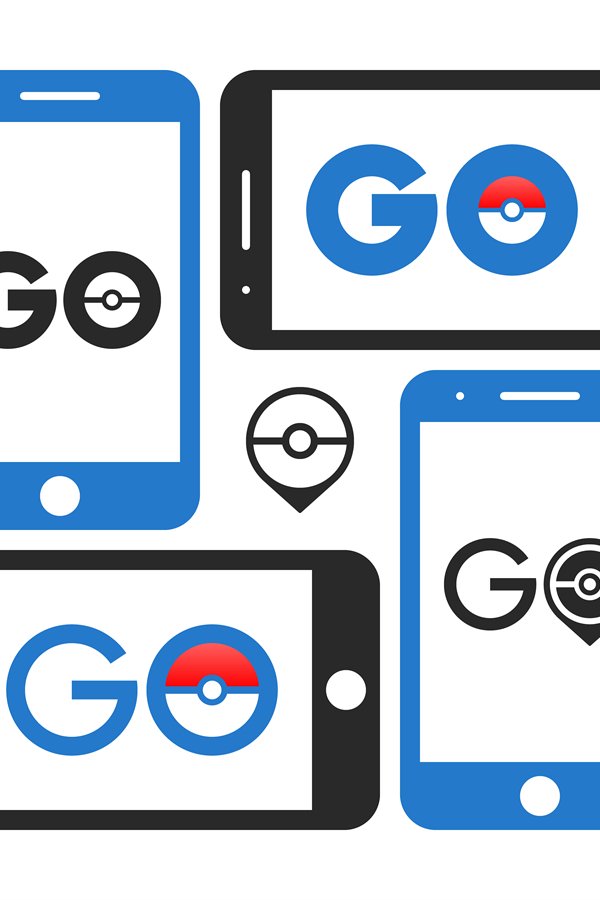 Smartphone application with GO game logo
