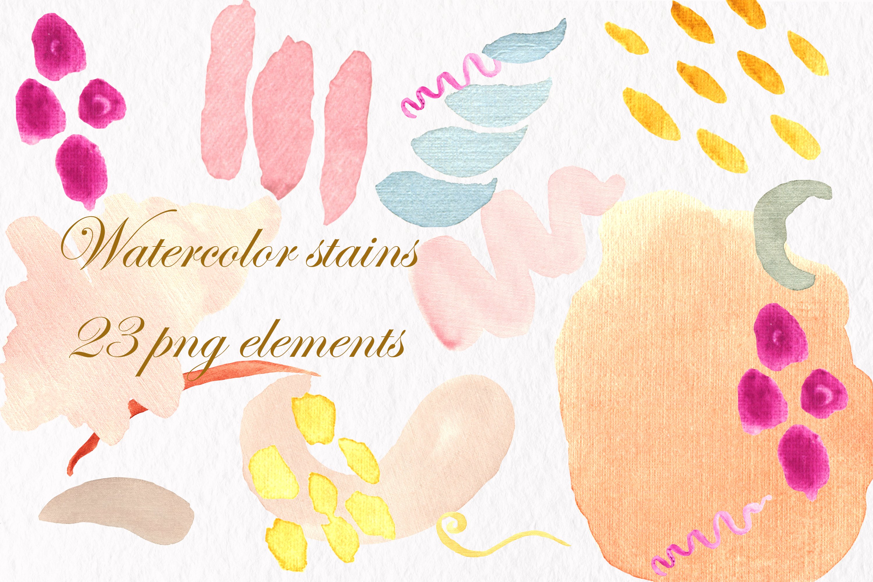 Watercolor background,Watercolor clipart, watercolor spots