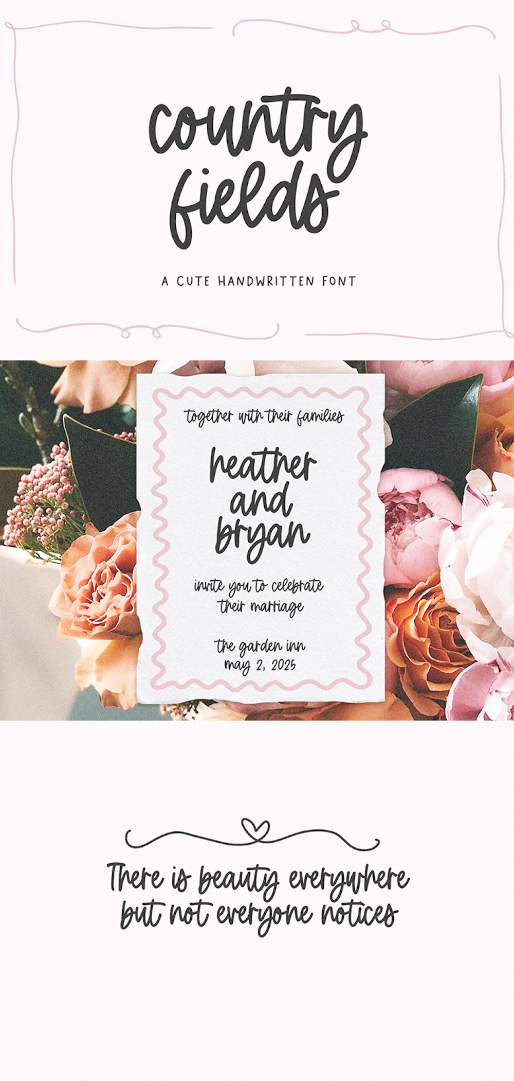 Country Fields - Handwritten Script Font