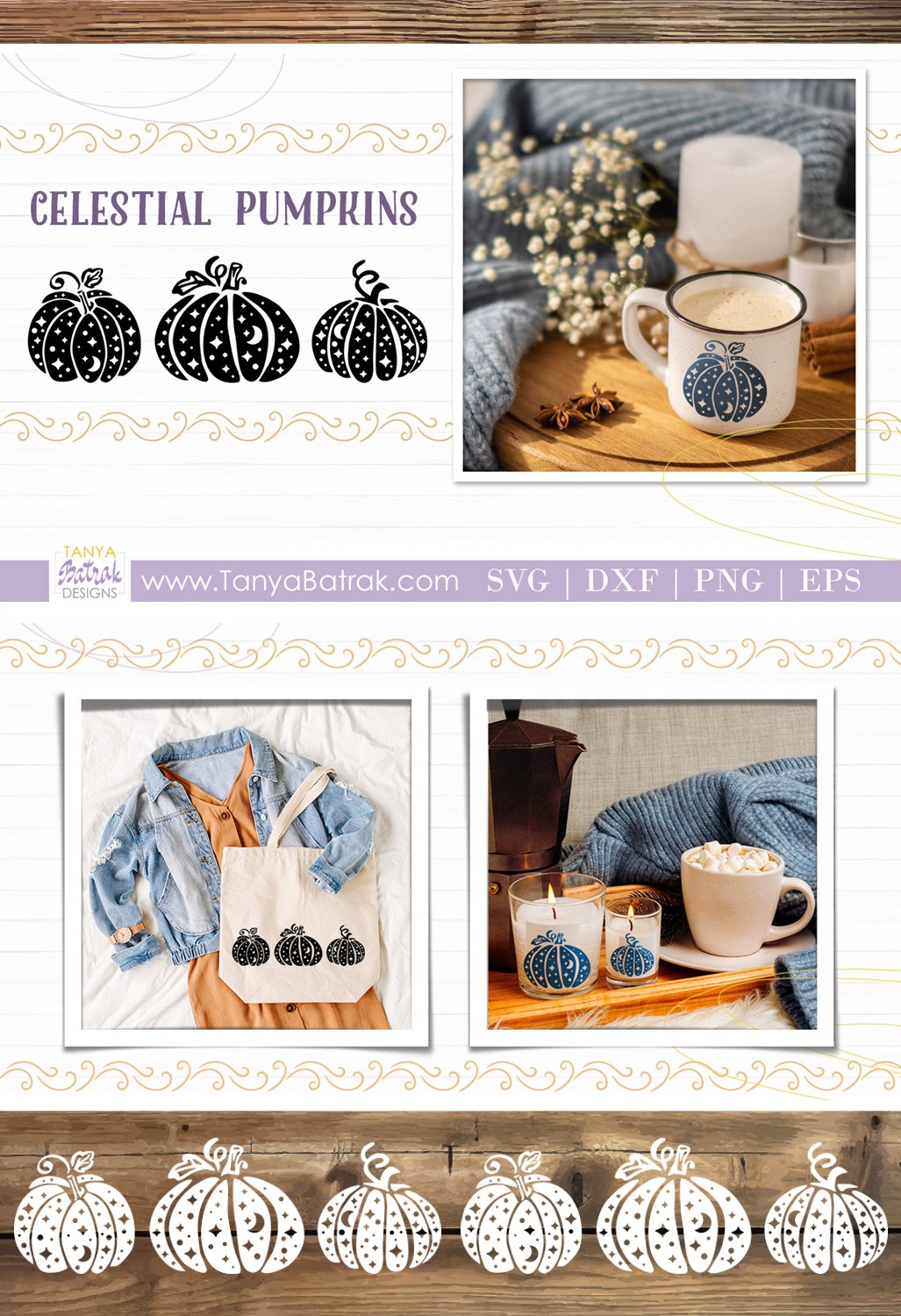 Autumn Celestial Magical Pumpkins SVG, Magic SVG, Witch