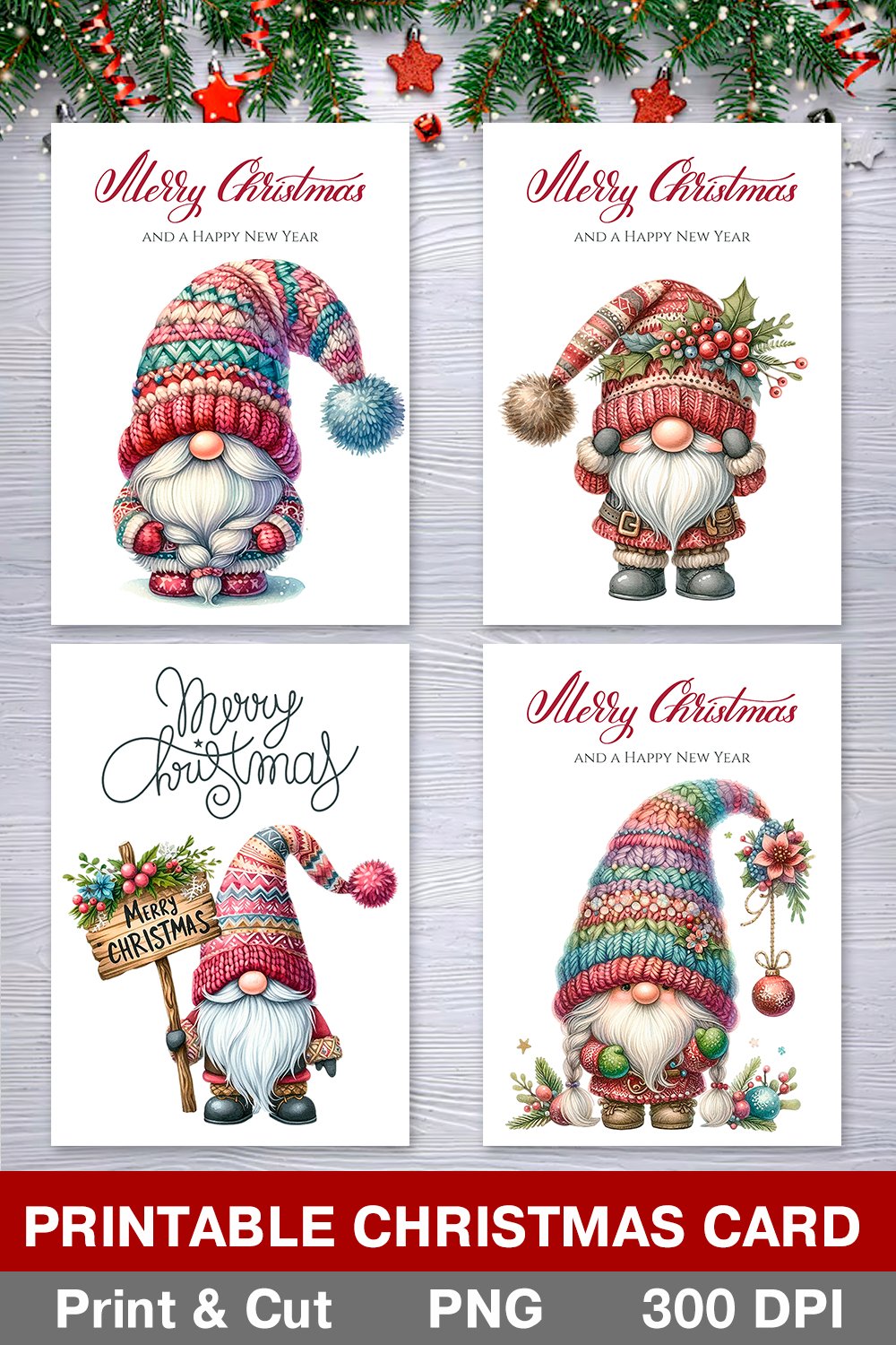 Merry Christmas Card printable