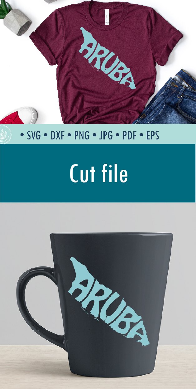 Aruba Cut File | Lettering Word Art