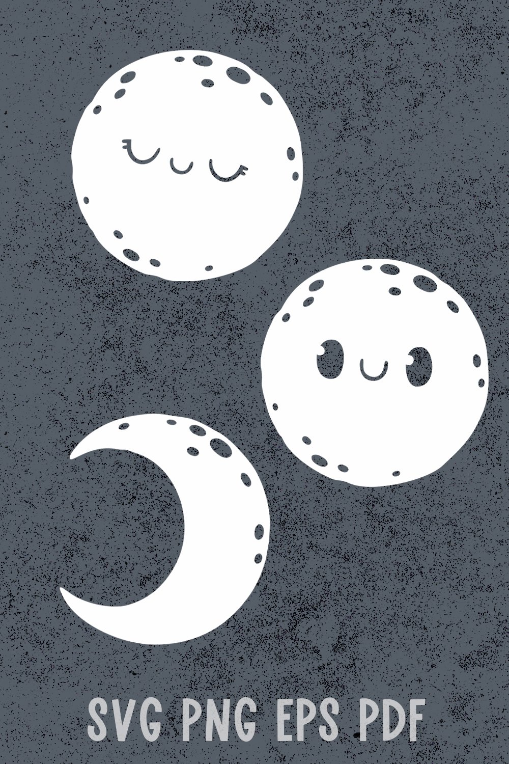 Moon svg Crescent moon svg cut files for cricut Papercut svg