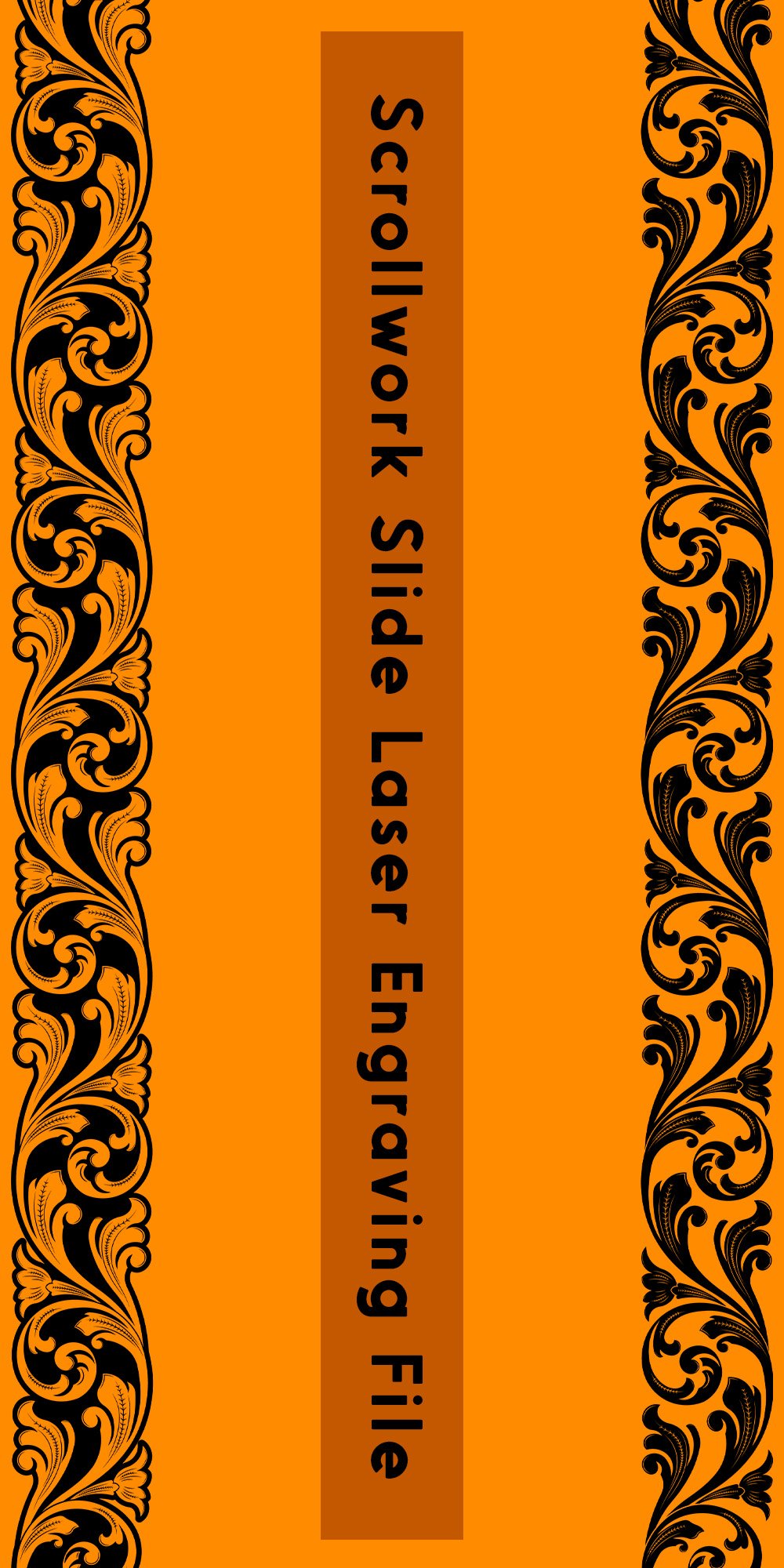 Custom Single Scrollwork Slide Vector Laser (4870030)