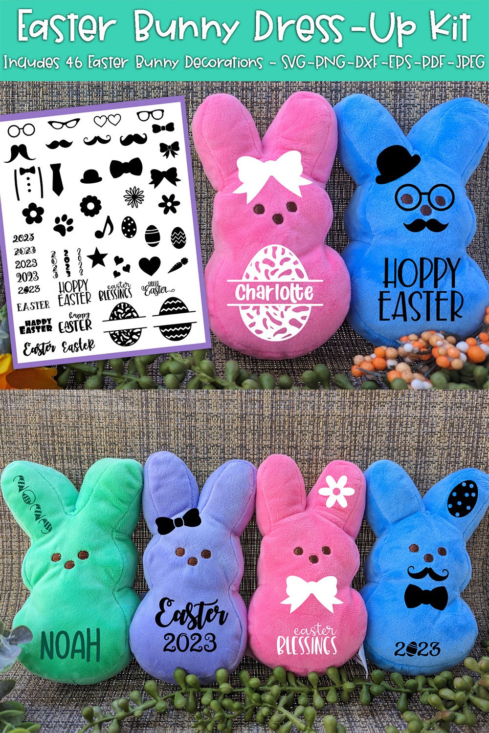 Plush Easter Bunny Dress up kit