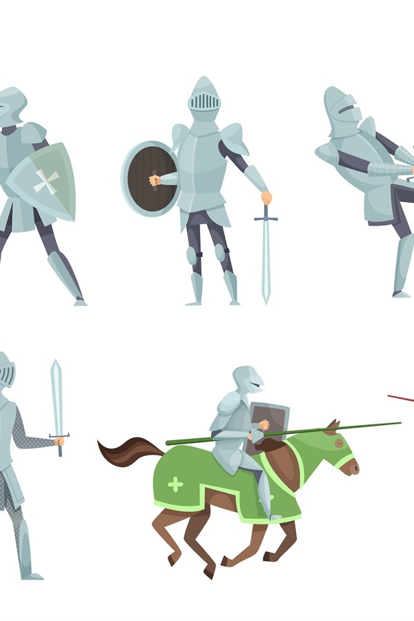Knight. Chivalry prince medieval fighters brutal warriors on