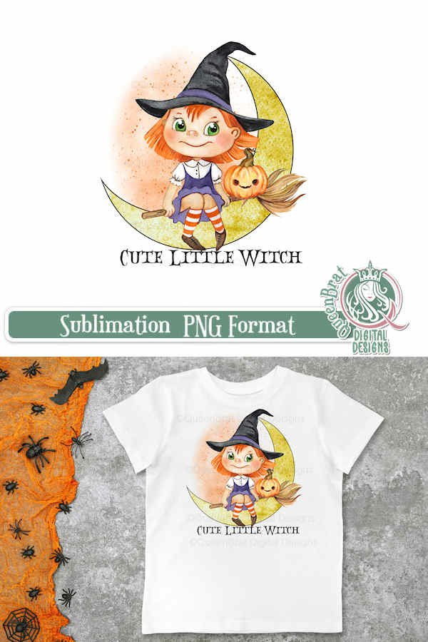 Cute Little Witch Sublimation