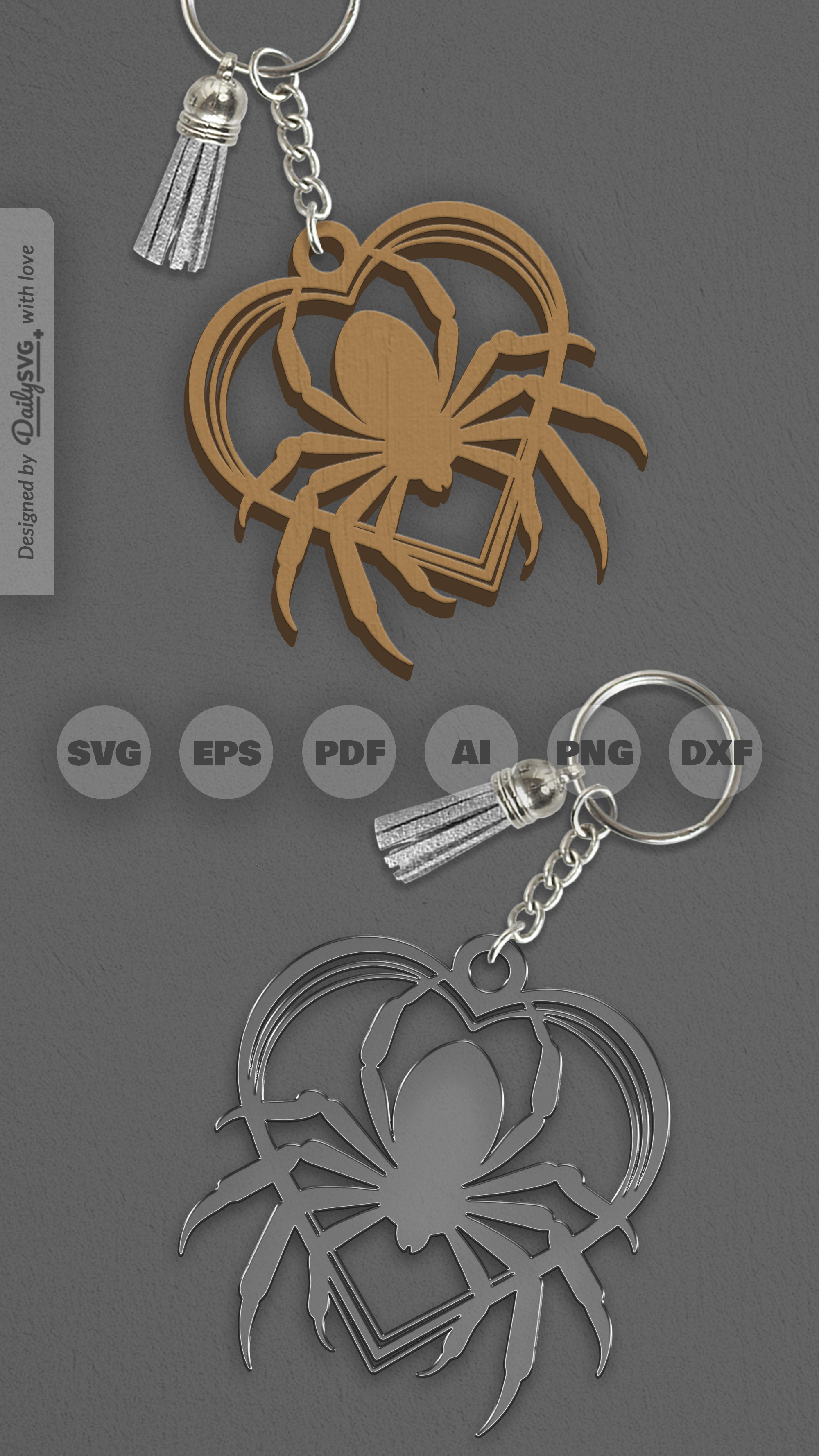 Halloween Keychain SVG (5763674)