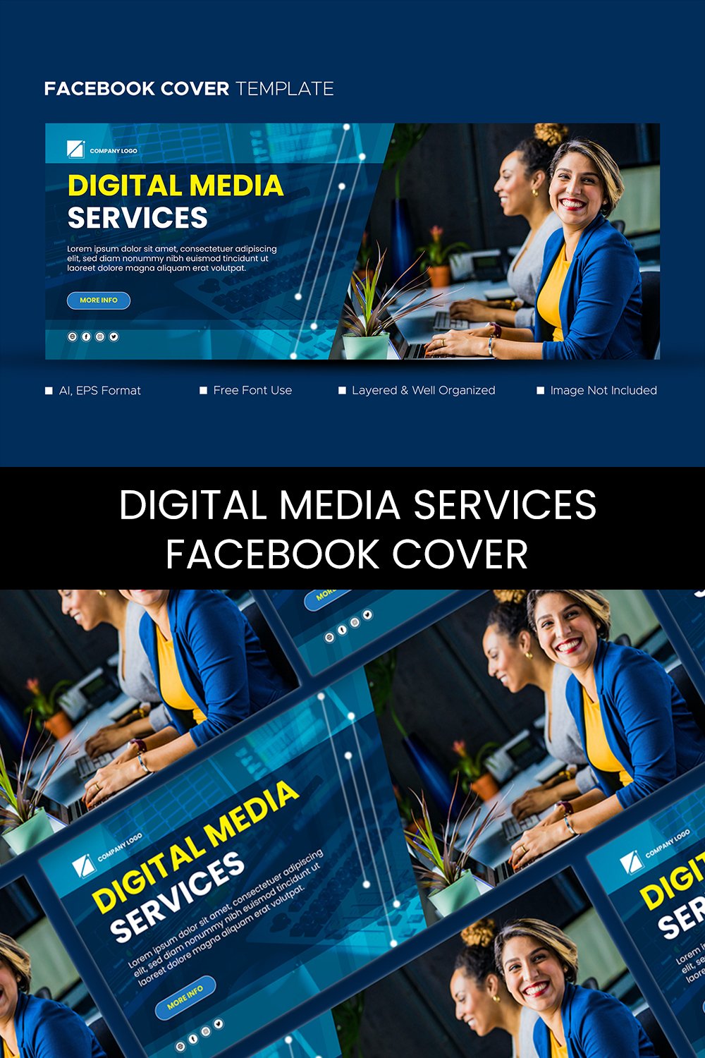 Digital Media Services Banner Template